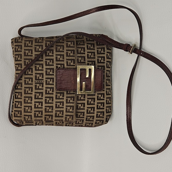 Fendi | Bags | Authentic Fendi Monogram Crossbody Shoulder Bag | Poshmark